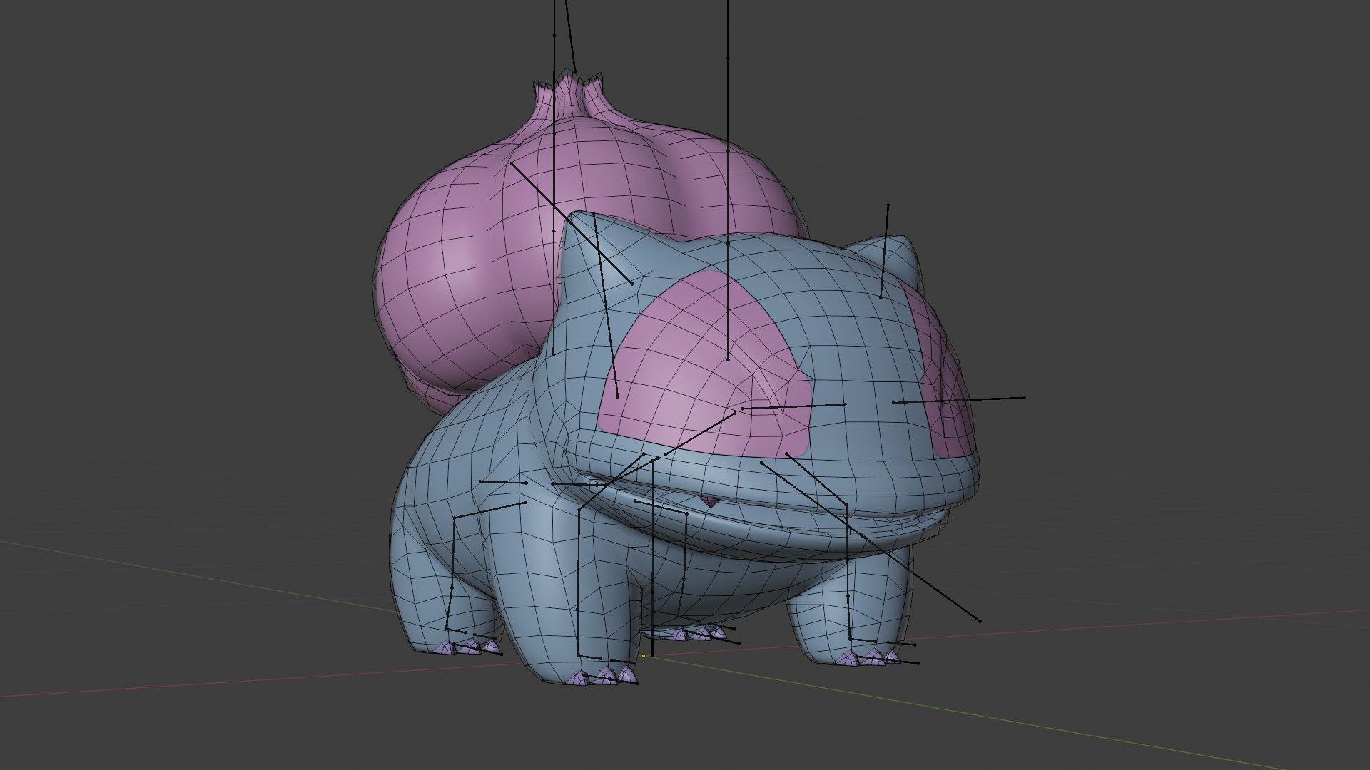 Bulbasaur Pokemon 3D Model - TurboSquid 2362903