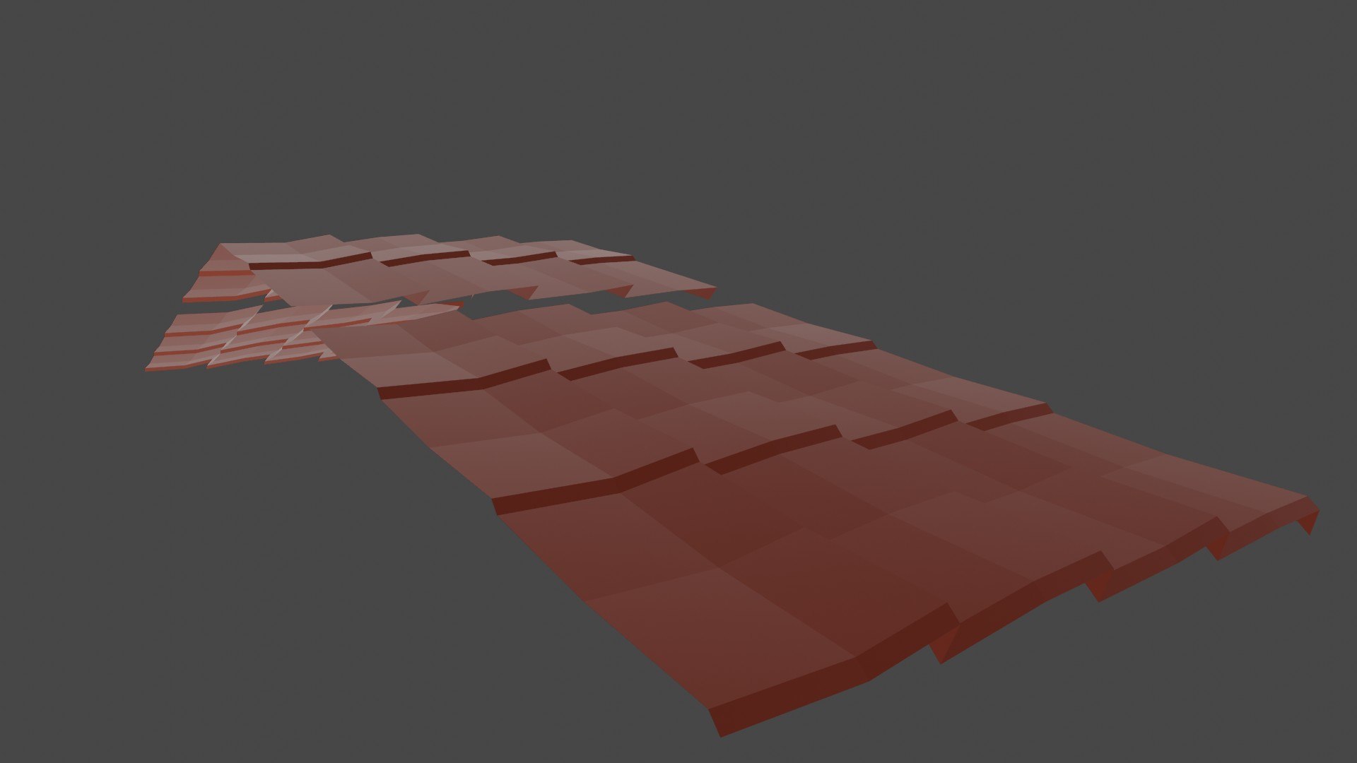 Low Poly Roof Tile 3D Model - TurboSquid 2124446