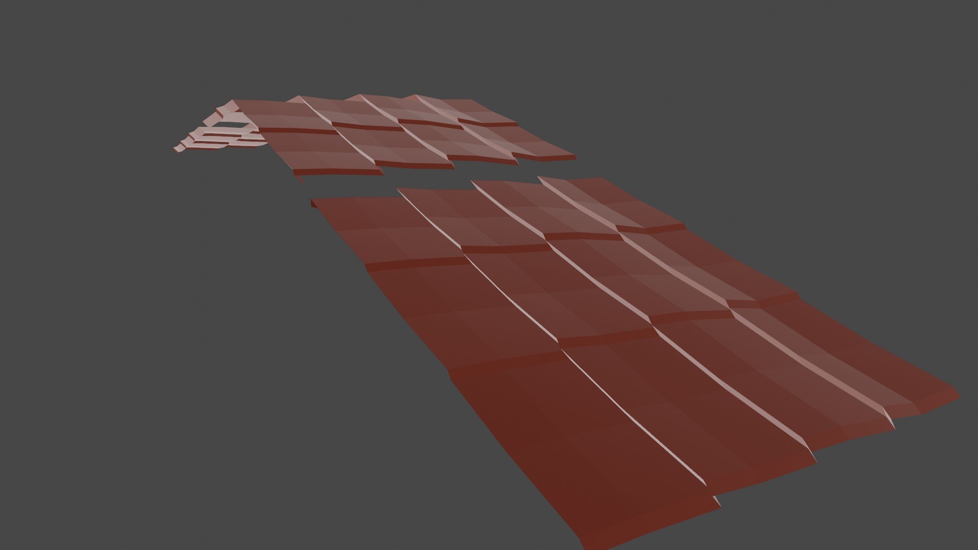 Low Poly Roof Tile 3D Model - TurboSquid 2124446