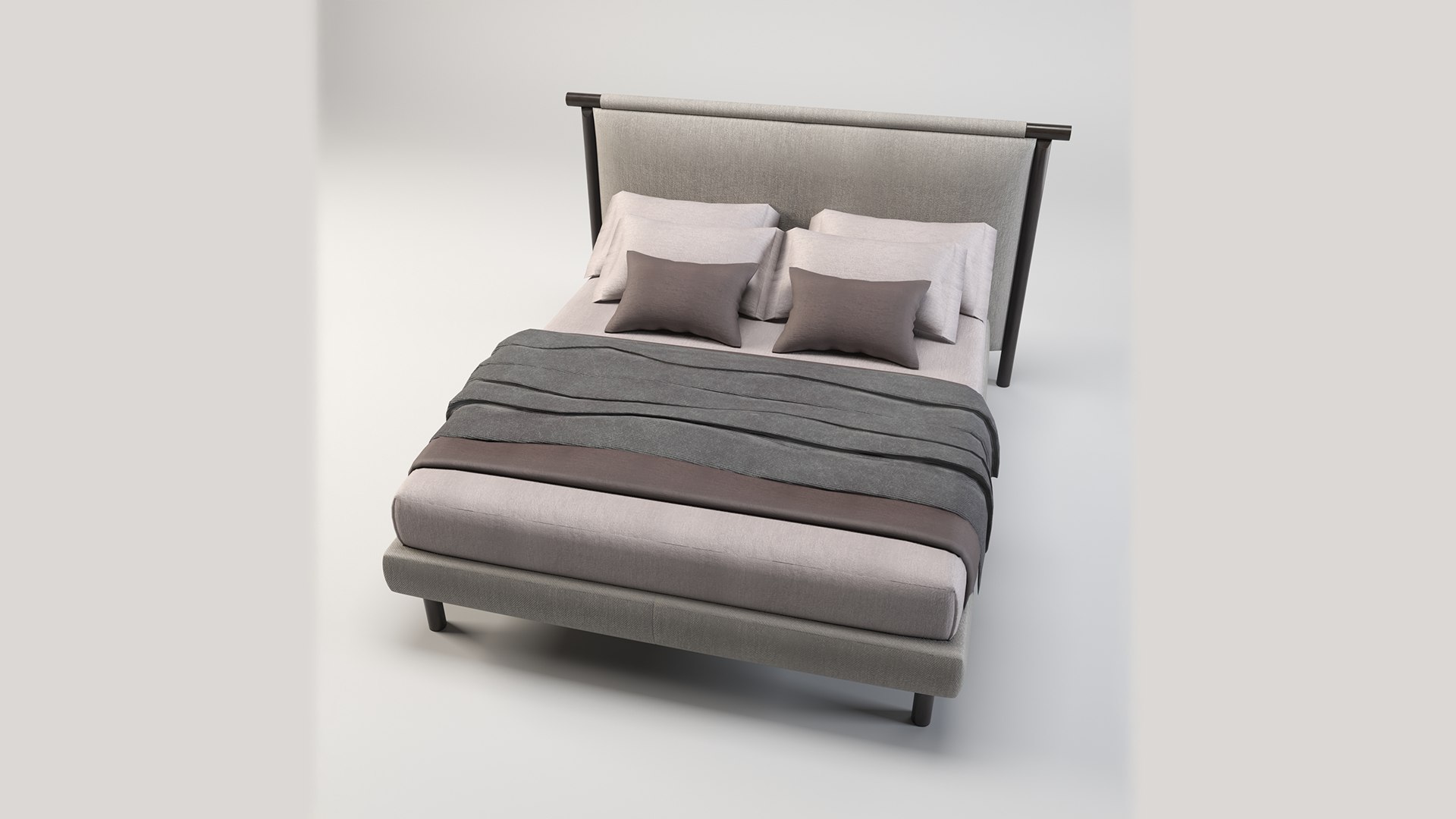 Modern King Size Bed Model - TurboSquid 2362308