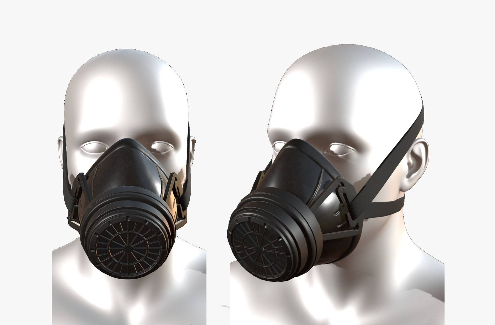 Gas Mask 3D Model - TurboSquid 1545770