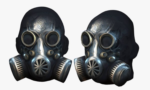 modelo 3d Gas mask helmet scifi - TurboSquid 2020231