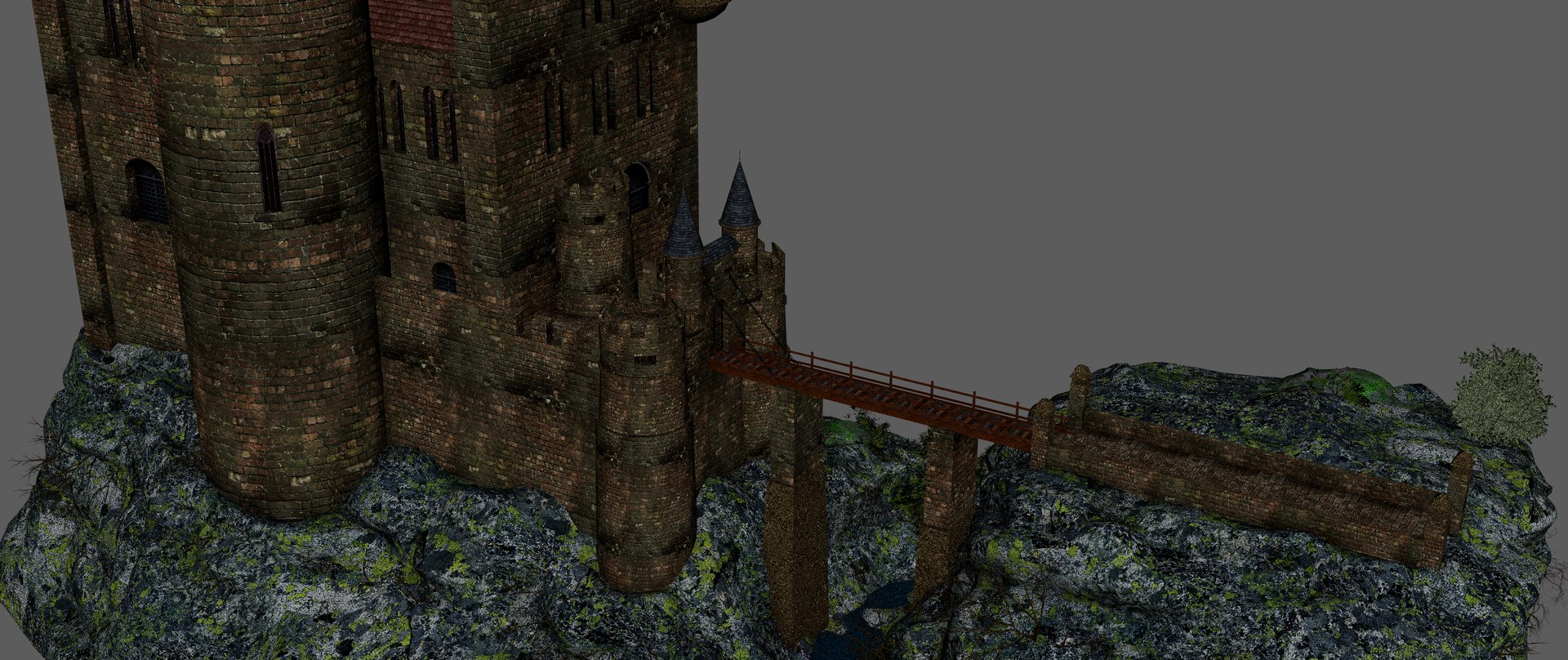 3D Model Lichtenstein Castle - TurboSquid 2165980