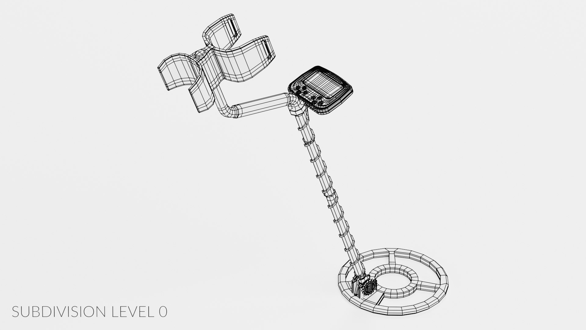 Metal Detector 3D Model - TurboSquid 1509722