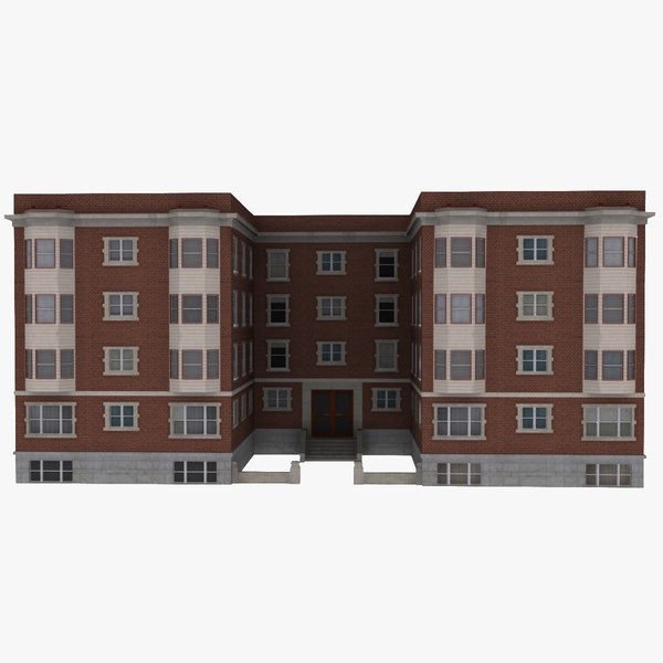 apartment building 3d model