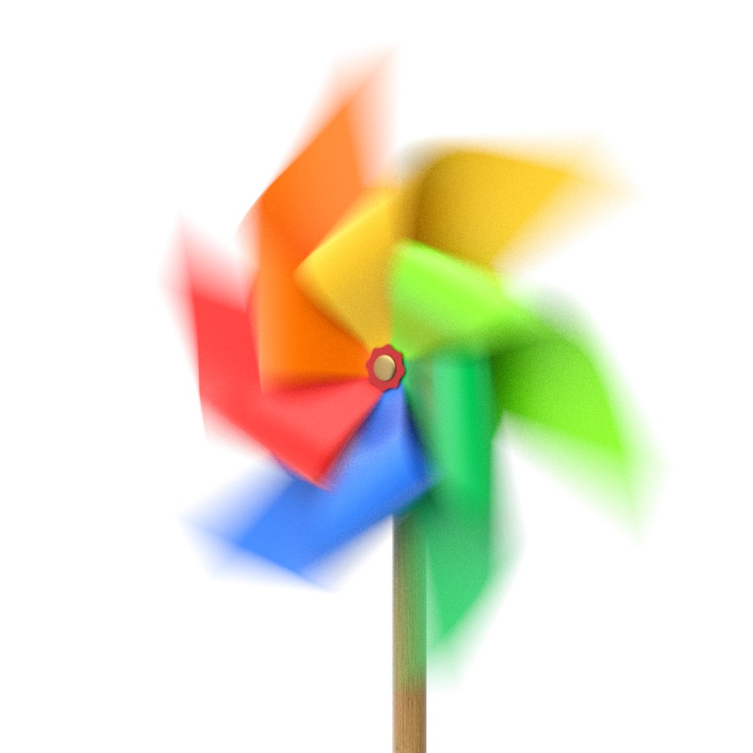 Pin Pinwheel Wheel 3D Model - TurboSquid 1311770