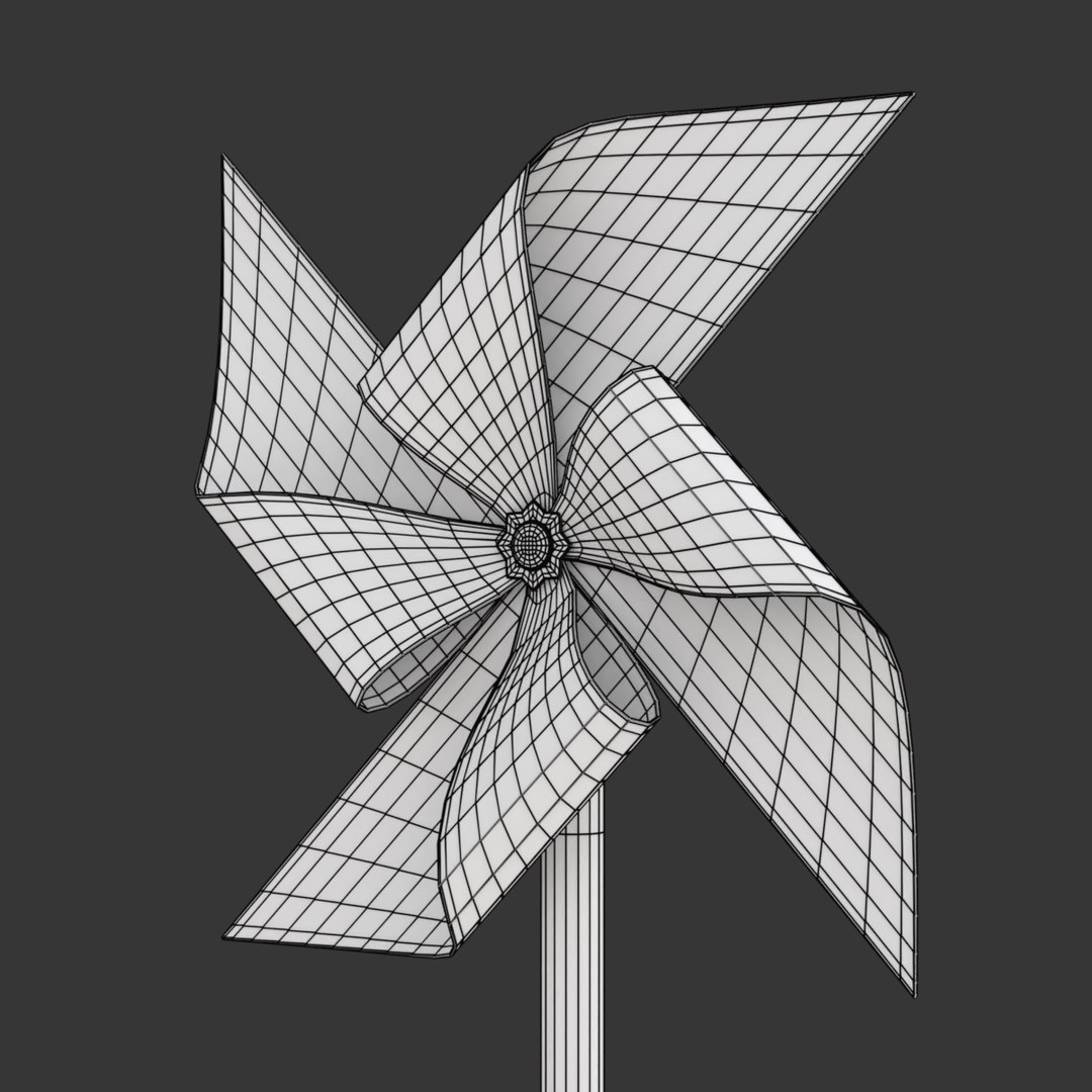 Pin Pinwheel Wheel 3D Model - TurboSquid 1311770