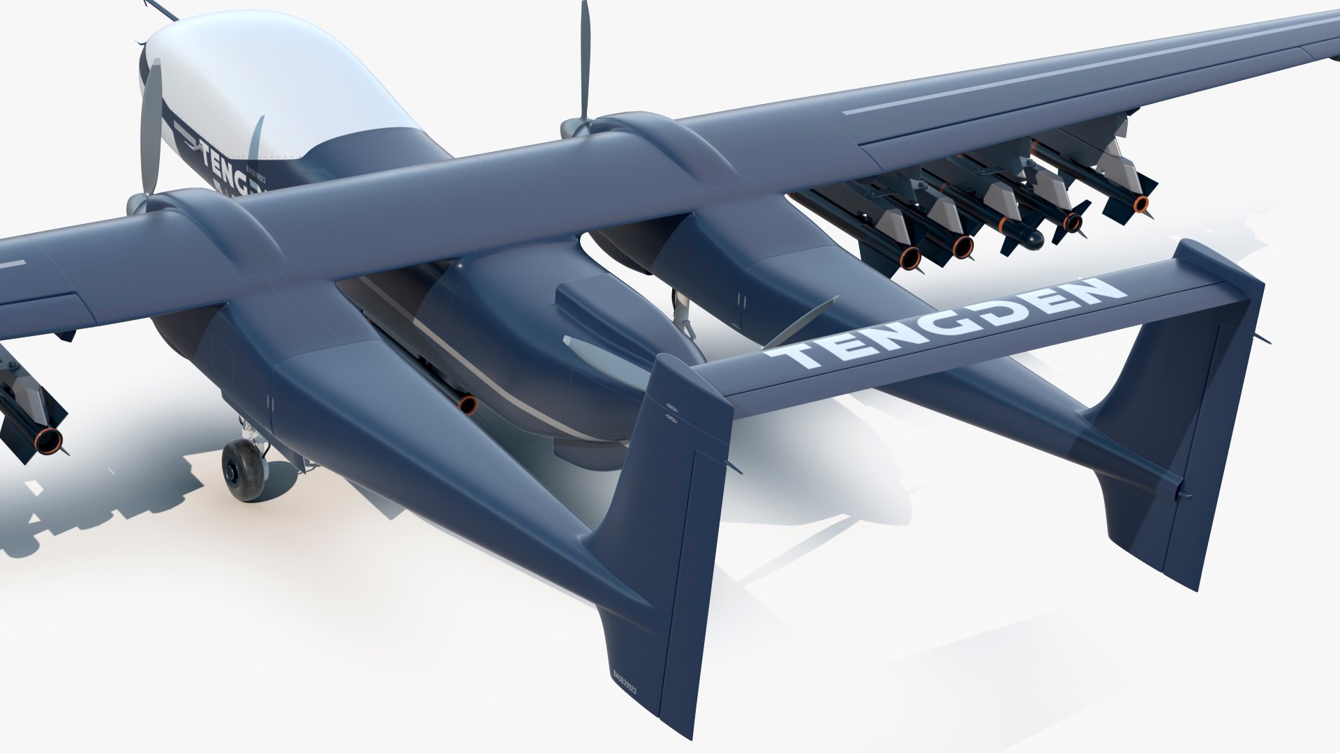Tengden TB-001 Carrying Blue Arrow LJ-7 Missiles 3D Model - TurboSquid ...