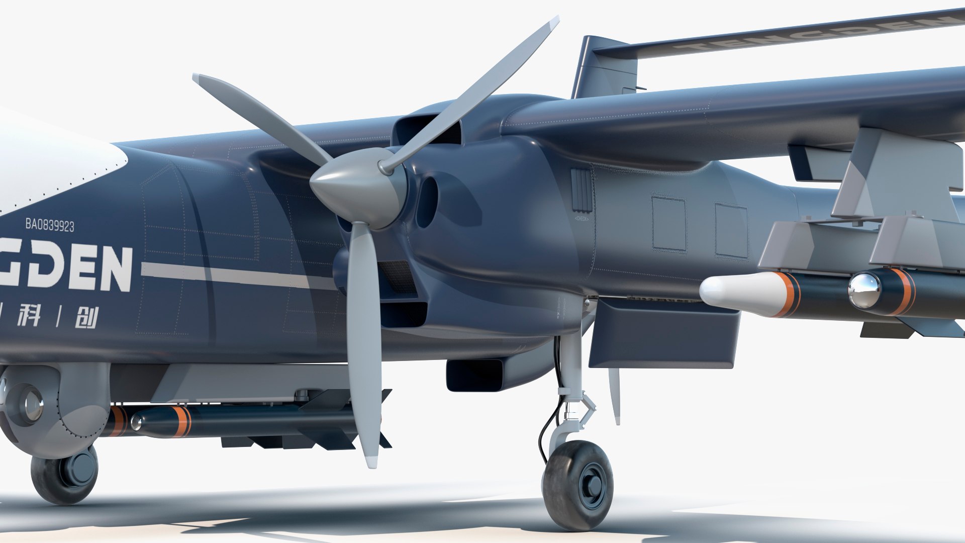 Tengden TB-001 Carrying Blue Arrow LJ-7 Missiles 3D model - TurboSquid ...