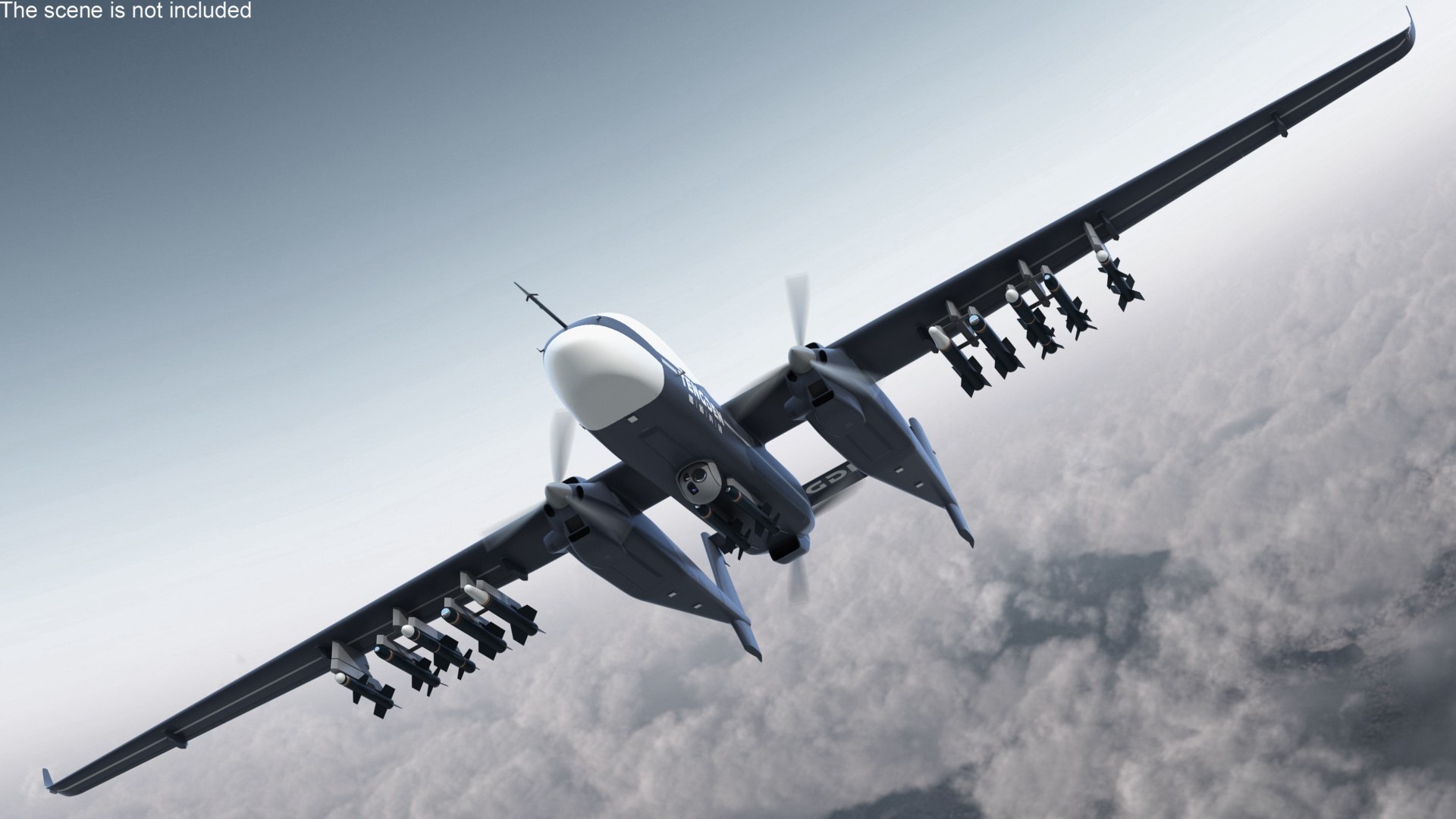 Tengden TB-001 Carrying Blue Arrow LJ-7 Missiles 3D Model - TurboSquid ...