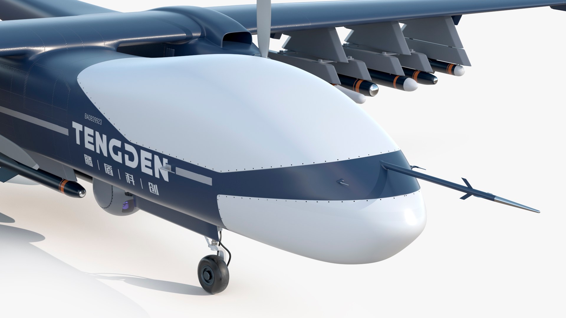 Tengden TB-001 Carrying Blue Arrow LJ-7 Missiles 3D model - TurboSquid ...