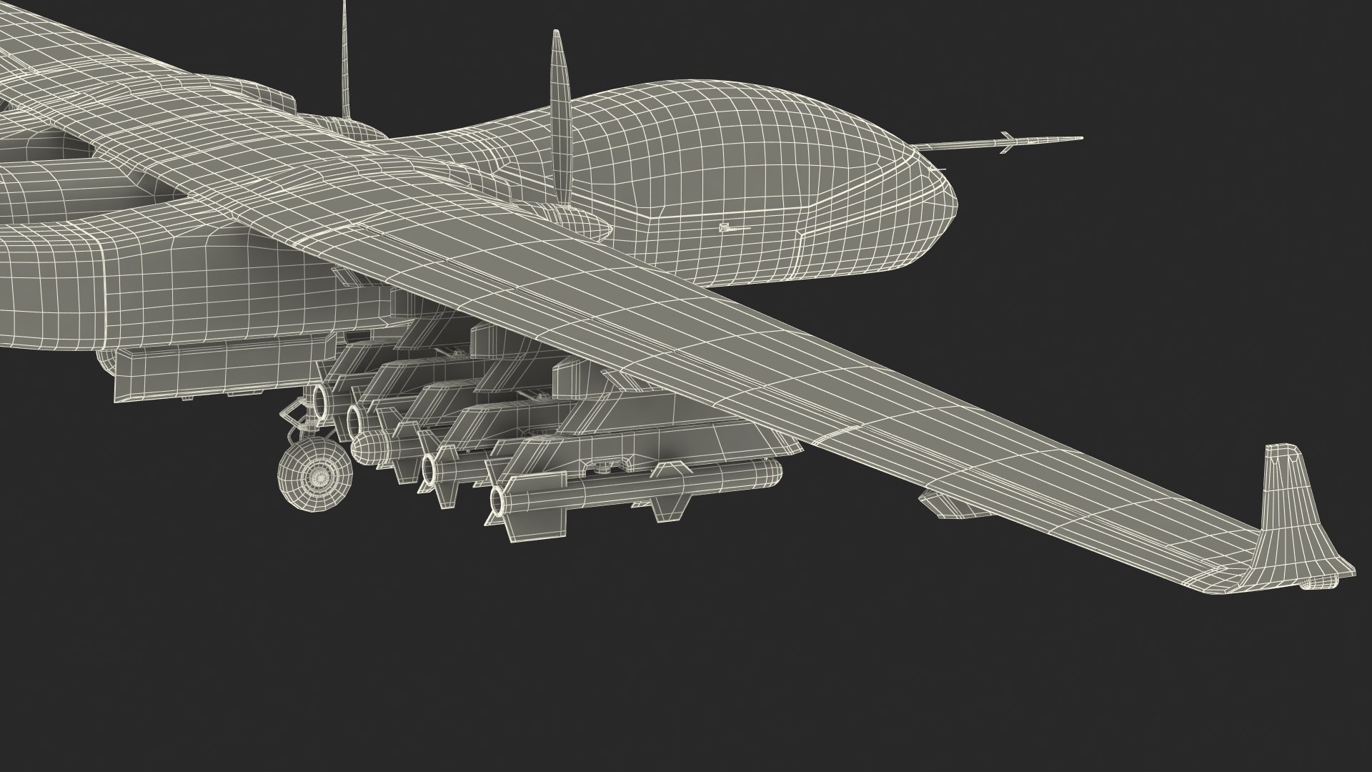 Tengden TB-001 Carrying Blue Arrow LJ-7 Missiles 3D model - TurboSquid 2051745