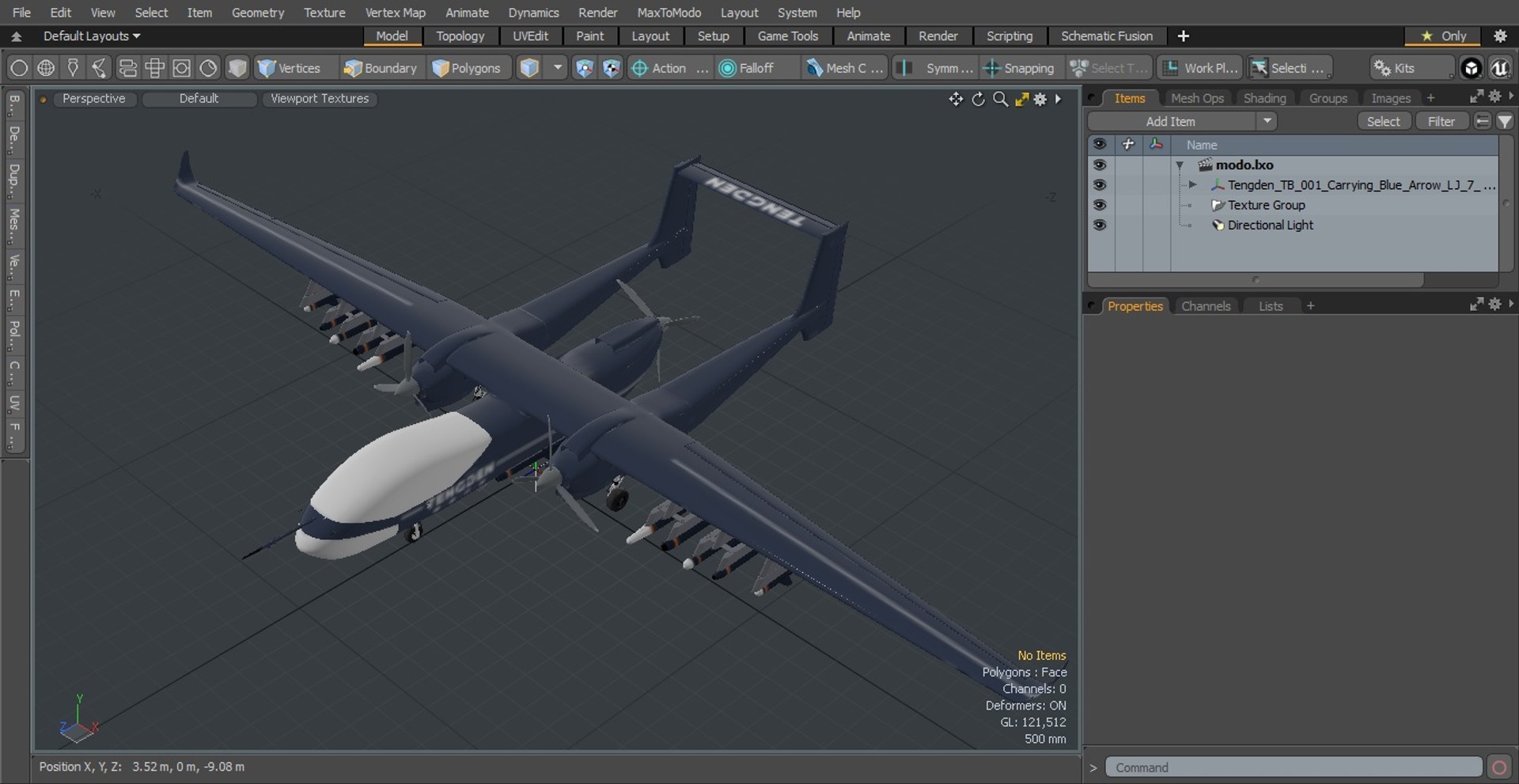 Tengden TB-001 Carrying Blue Arrow LJ-7 Missiles 3D Model - TurboSquid ...