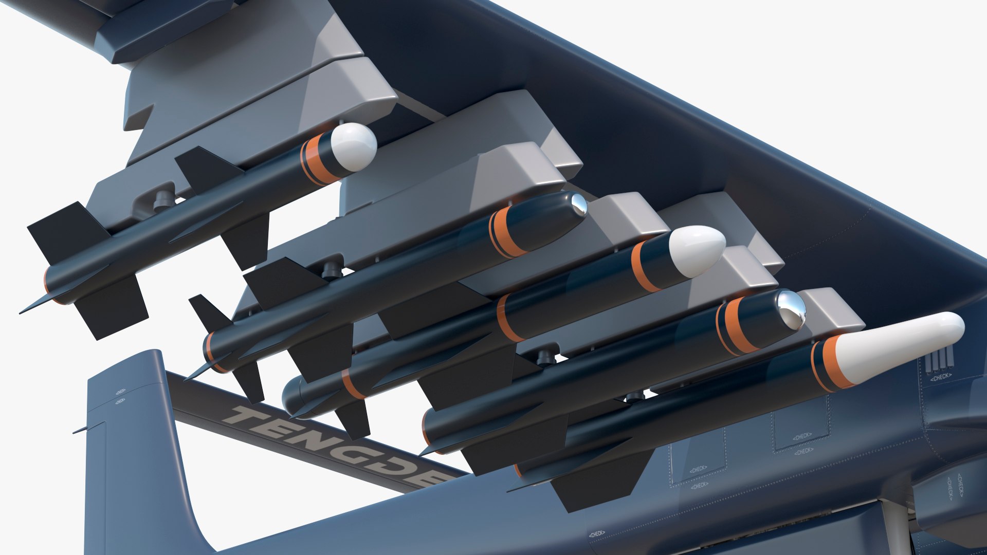 Tengden TB-001 Carrying Blue Arrow LJ-7 Missiles 3D Model - TurboSquid ...