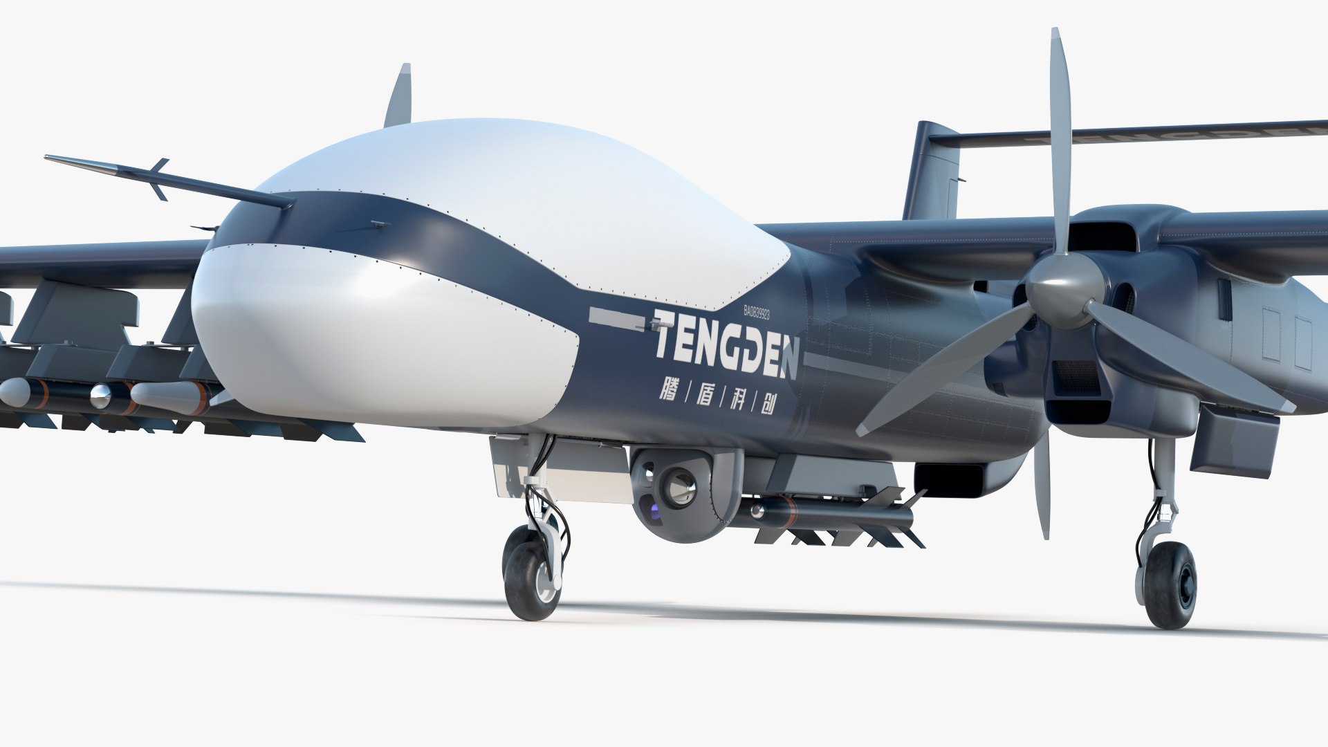 Tengden TB-001 Carrying Blue Arrow LJ-7 Missiles 3D model - TurboSquid 2051745