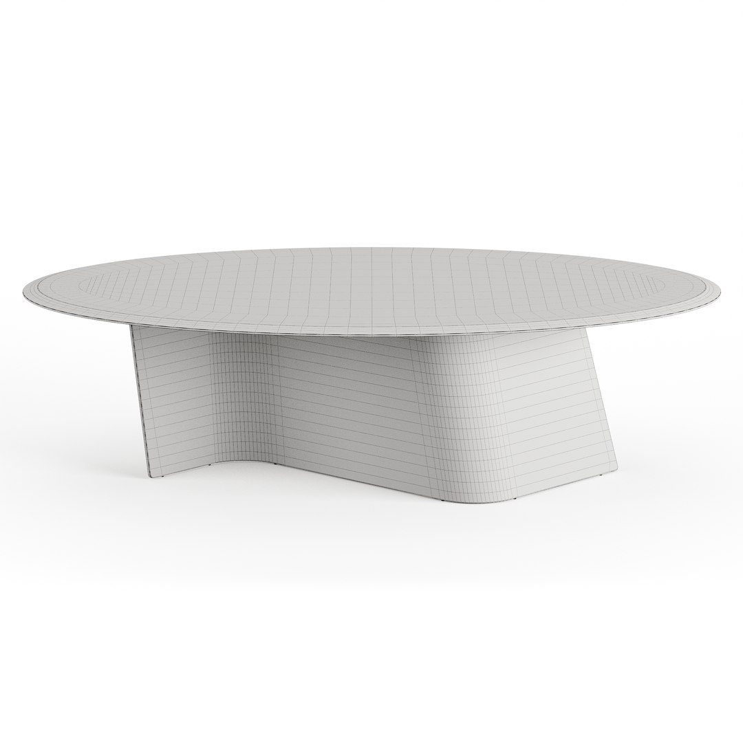 Reflex Angelo ESSE 40 Oval Coffee Table By Tulczinsky 3D Model - TurboSquid 1888035
