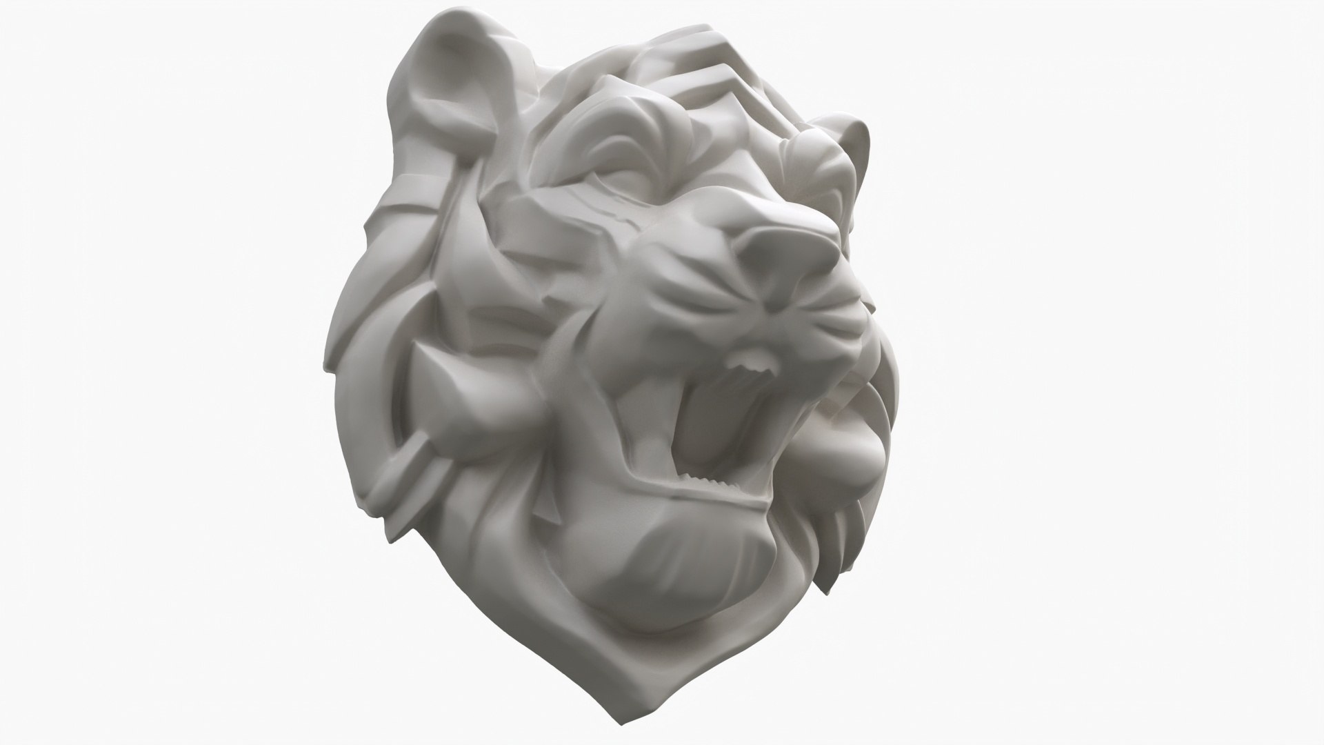 Tiger Head 1 3D Model - TurboSquid 2187248