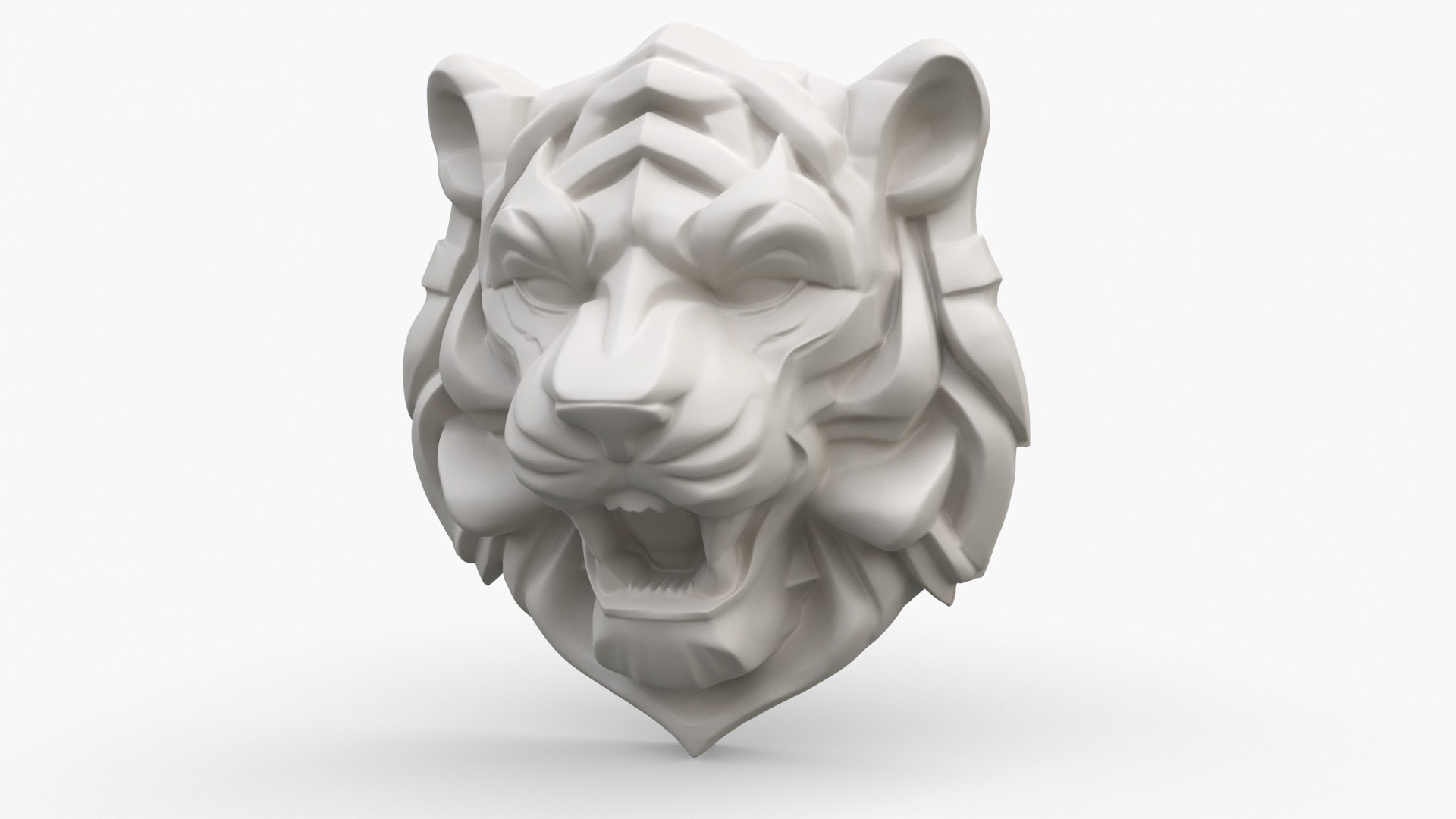Tiger Head 1 3D Model - TurboSquid 2187248