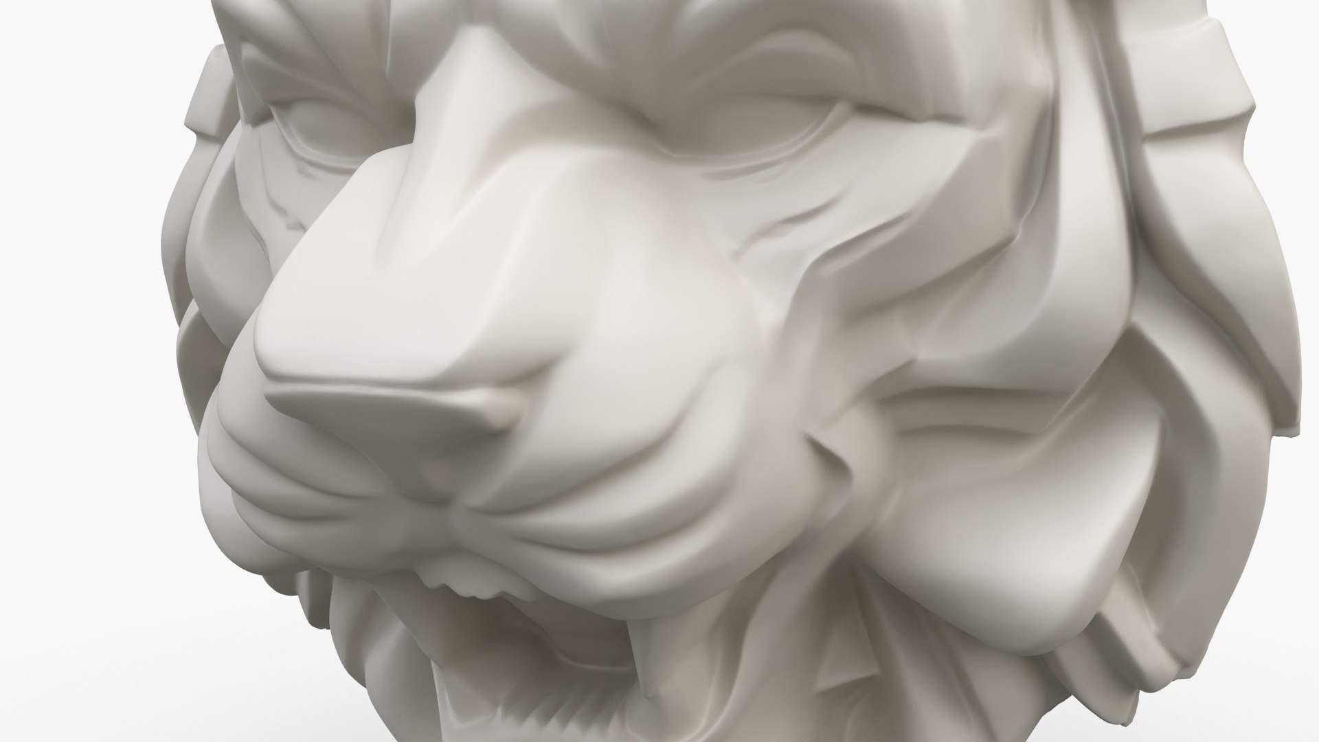 Tiger Head 1 3D Model - TurboSquid 2187248
