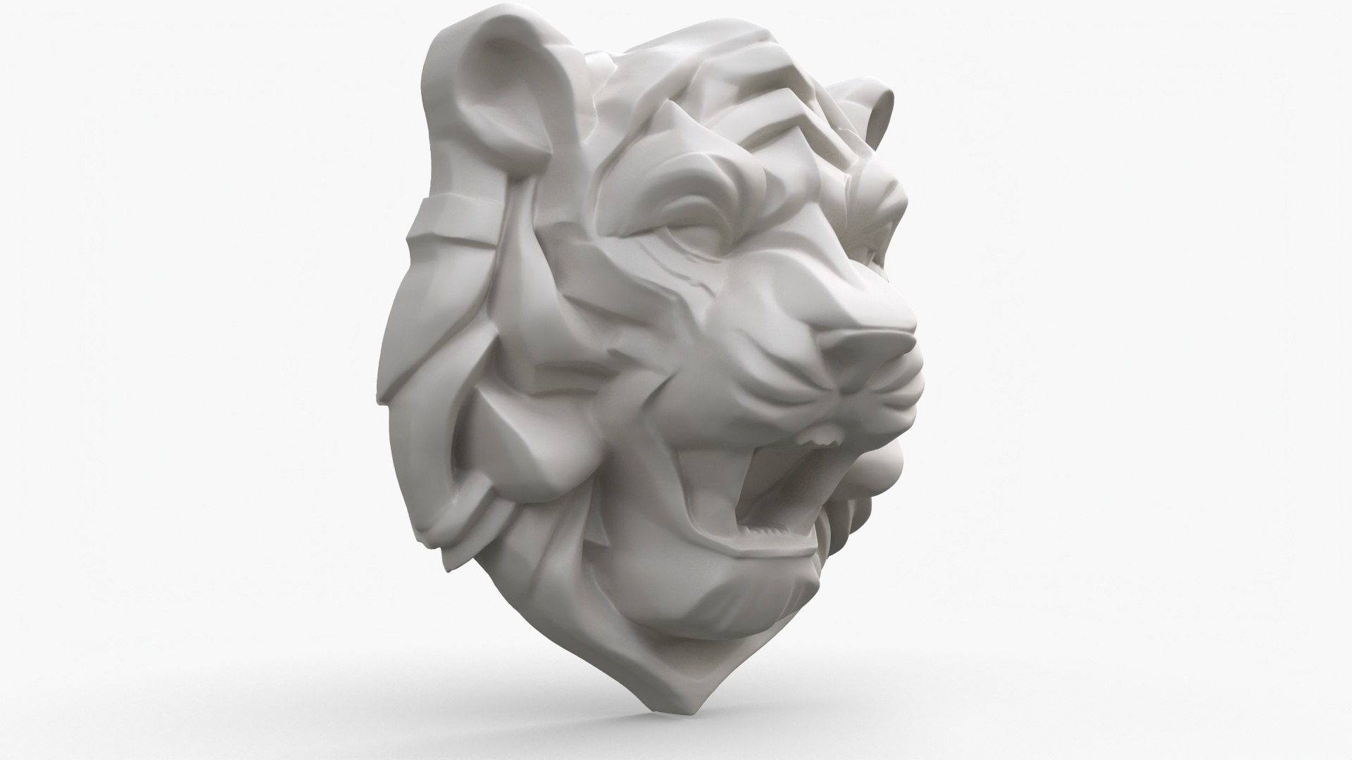 Tiger Head 1 3D Model - TurboSquid 2187248