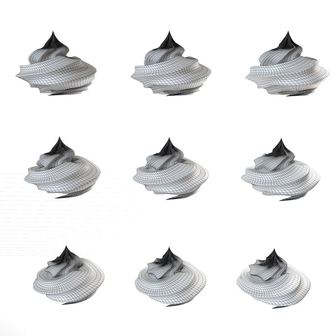 6 Cream Model - TurboSquid 1910269