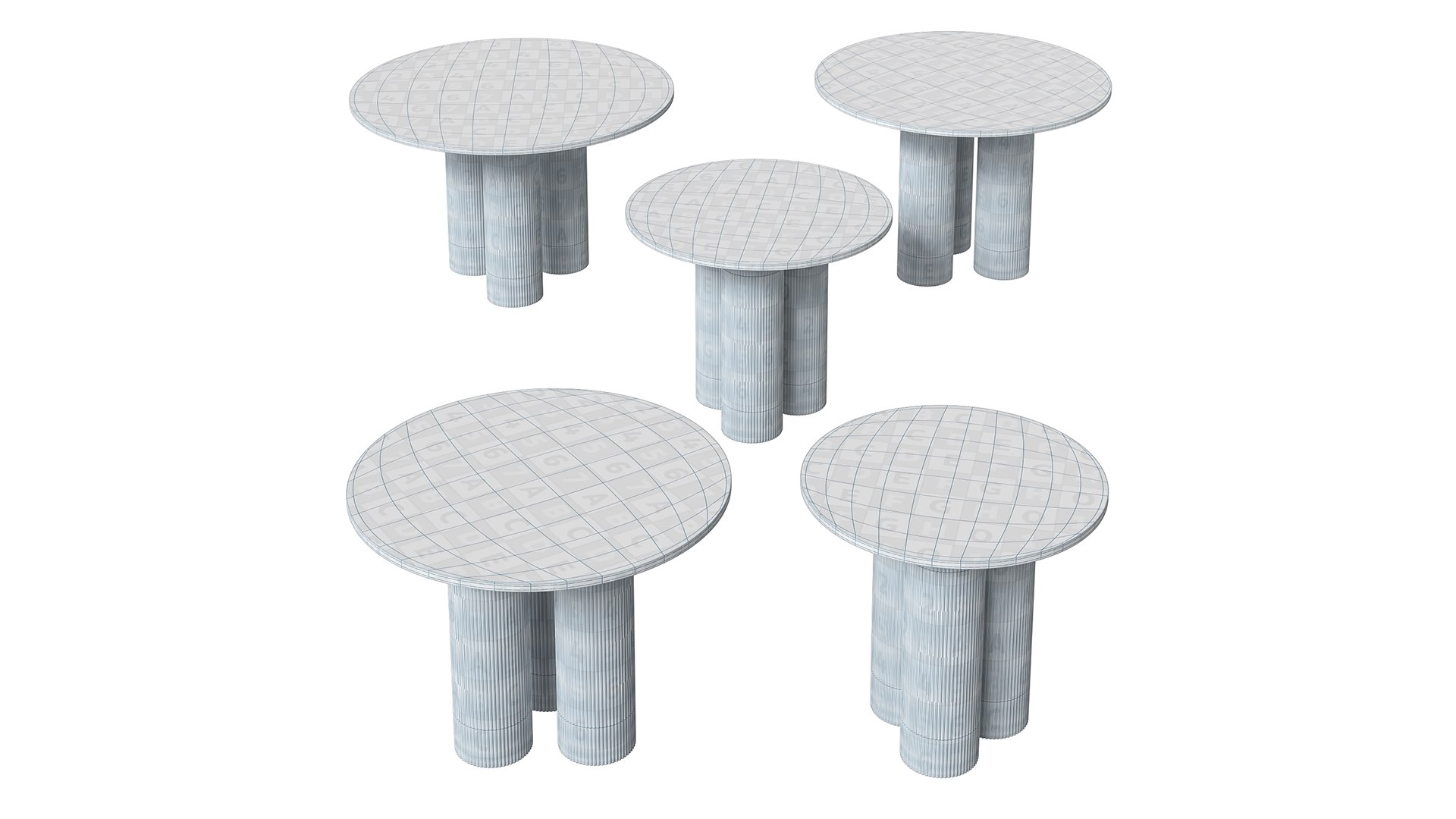 Corner Design Dining Table Ary Texture 3D Model - TurboSquid 2243407