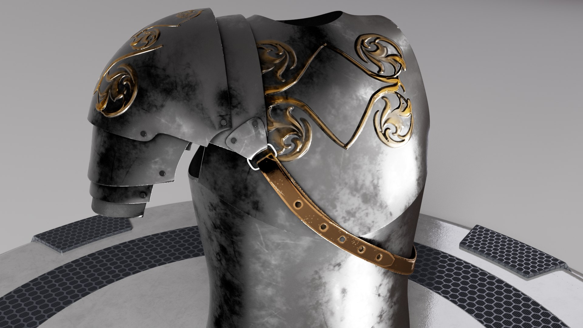 3D CHEST PLATE AMOR Model - TurboSquid 2270515
