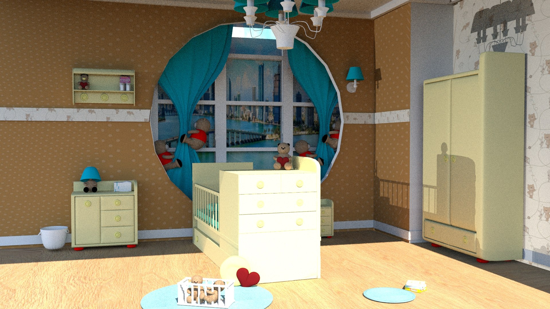 3D Baby Room - TurboSquid 1927897