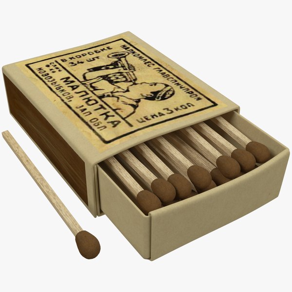 3d model matchbox lights