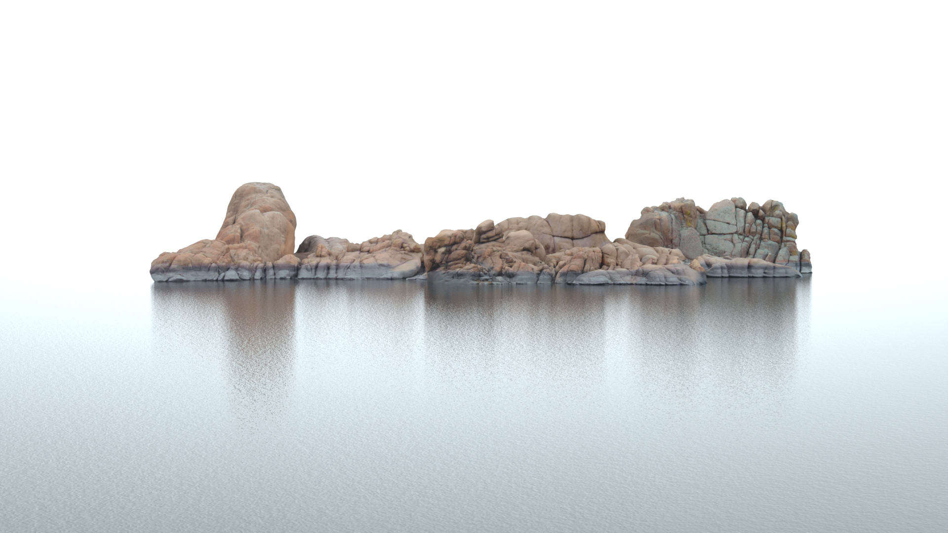 3D 5 Rocks islands - TurboSquid 2026992