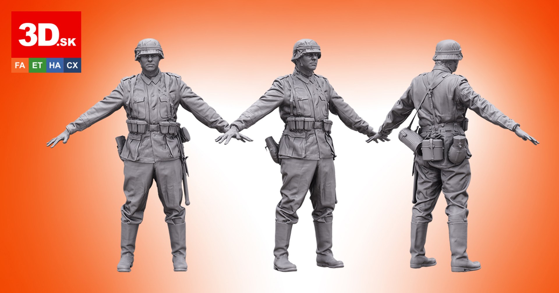 Base Scan Nazi Soldier 3D model - TurboSquid 1806774