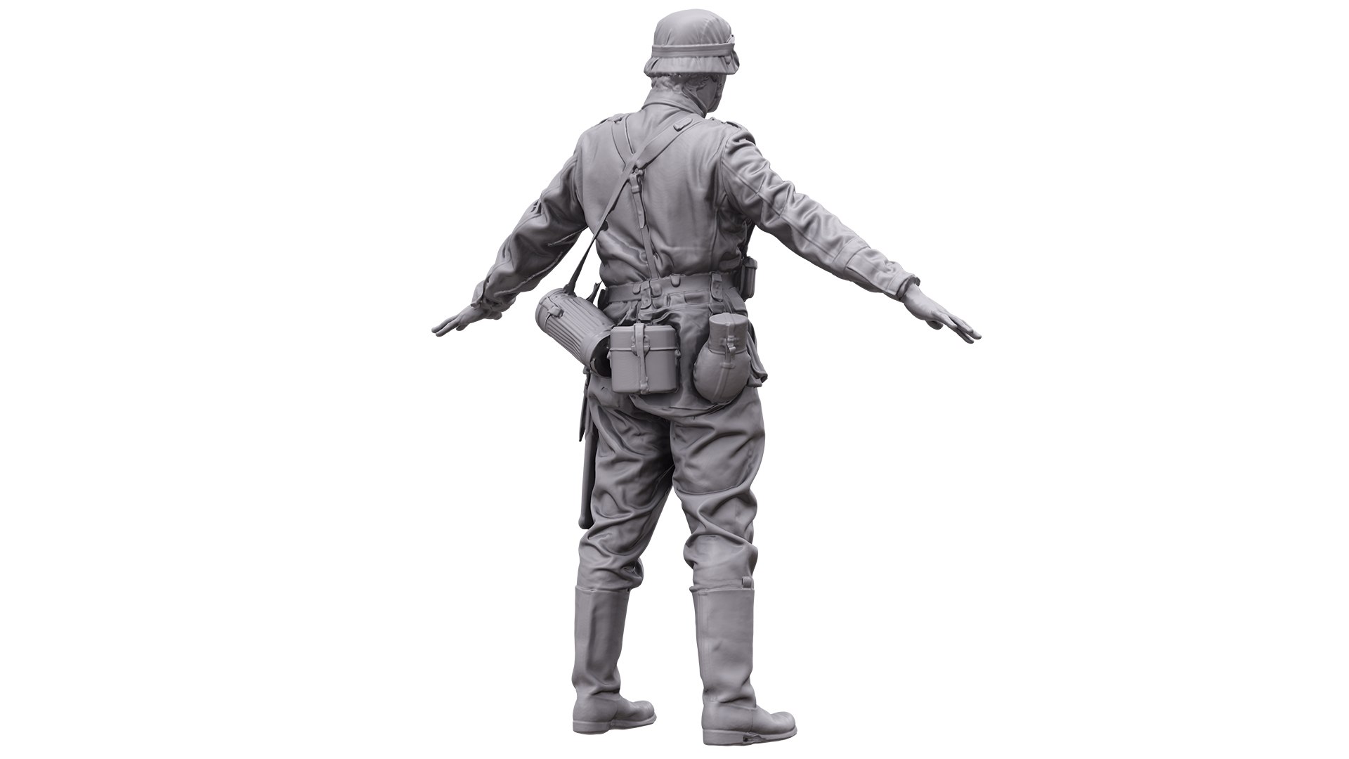 Base Scan Nazi Soldier 3D Model - TurboSquid 1806774