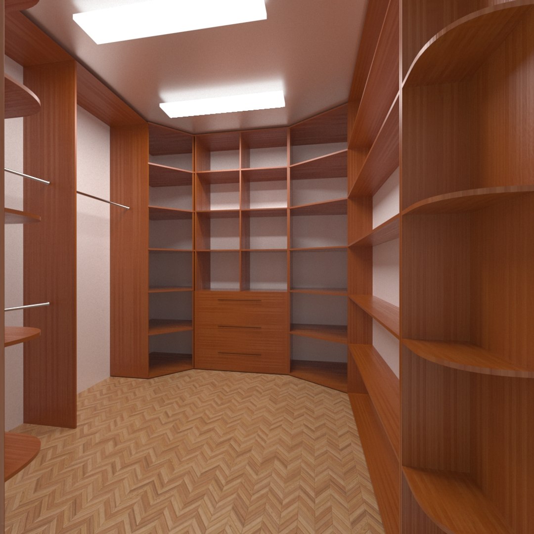 Cupboard Hallway Pantry 3D Model - TurboSquid 1275818