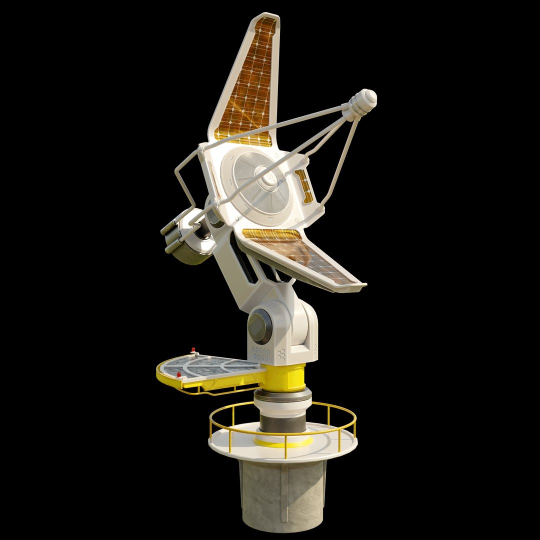 3D Sci-Fi Satelite Dish - TurboSquid 2218660