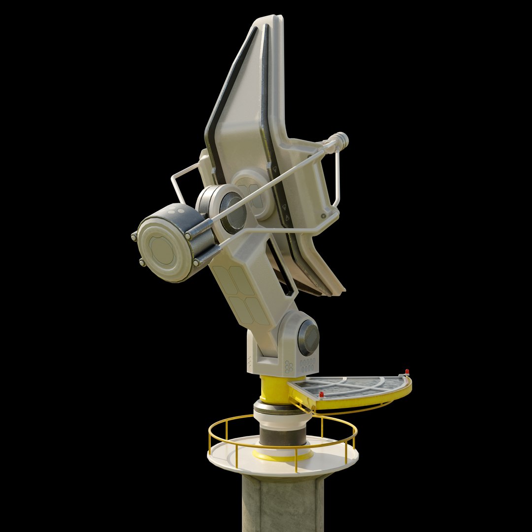 3D Sci-Fi Satelite Dish - TurboSquid 2218660