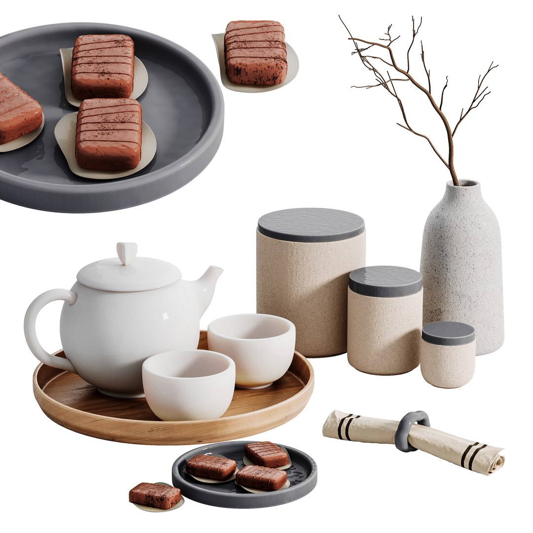 3D Dish SET 05 Model - TurboSquid 2387862