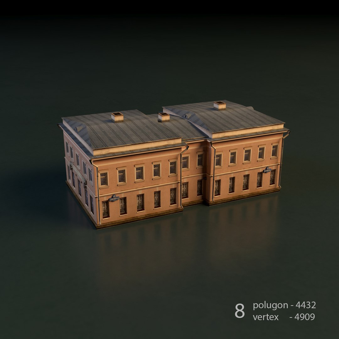 3D Building Set - TurboSquid 1485531