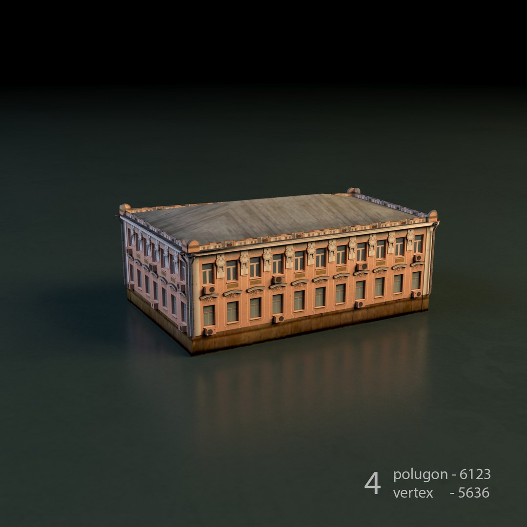 3D Building Set - TurboSquid 1485531