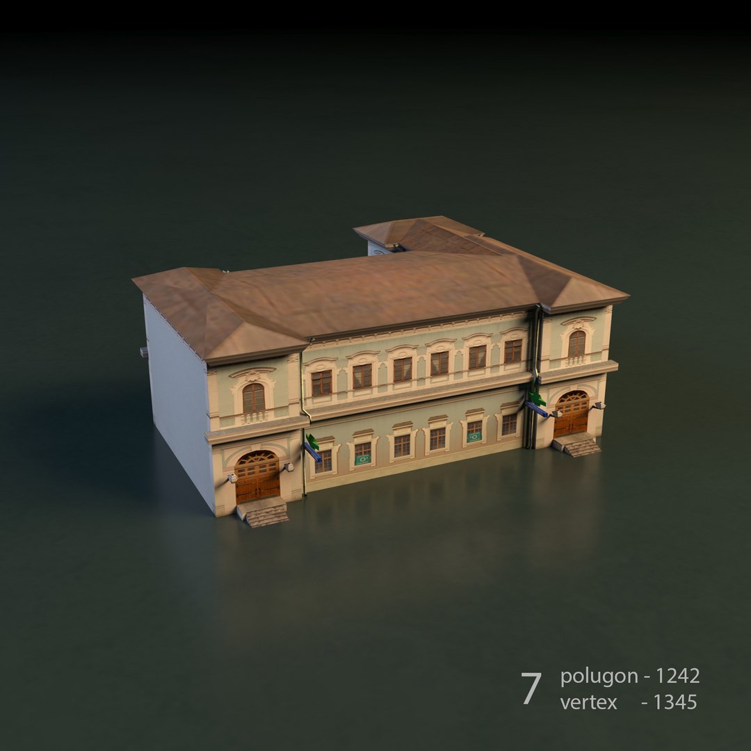 3D Building Set - TurboSquid 1485531