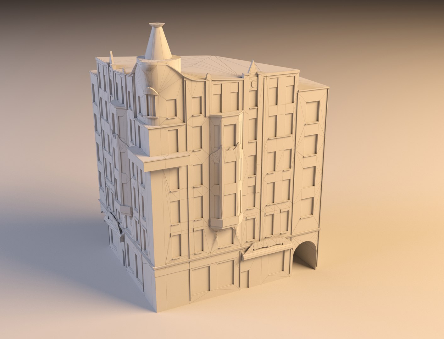 3D Building Set - TurboSquid 1485531