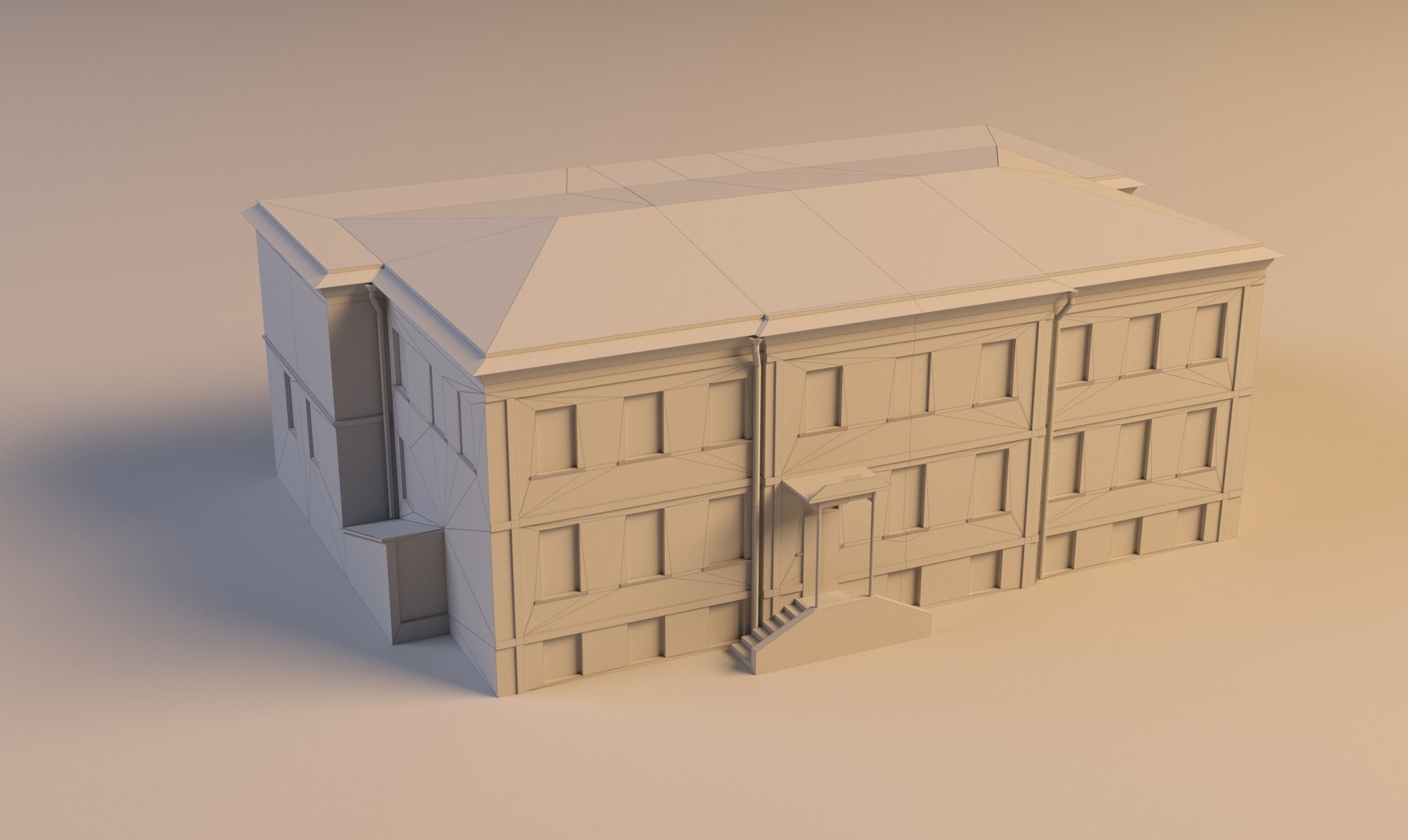 3D Building Set - TurboSquid 1485531