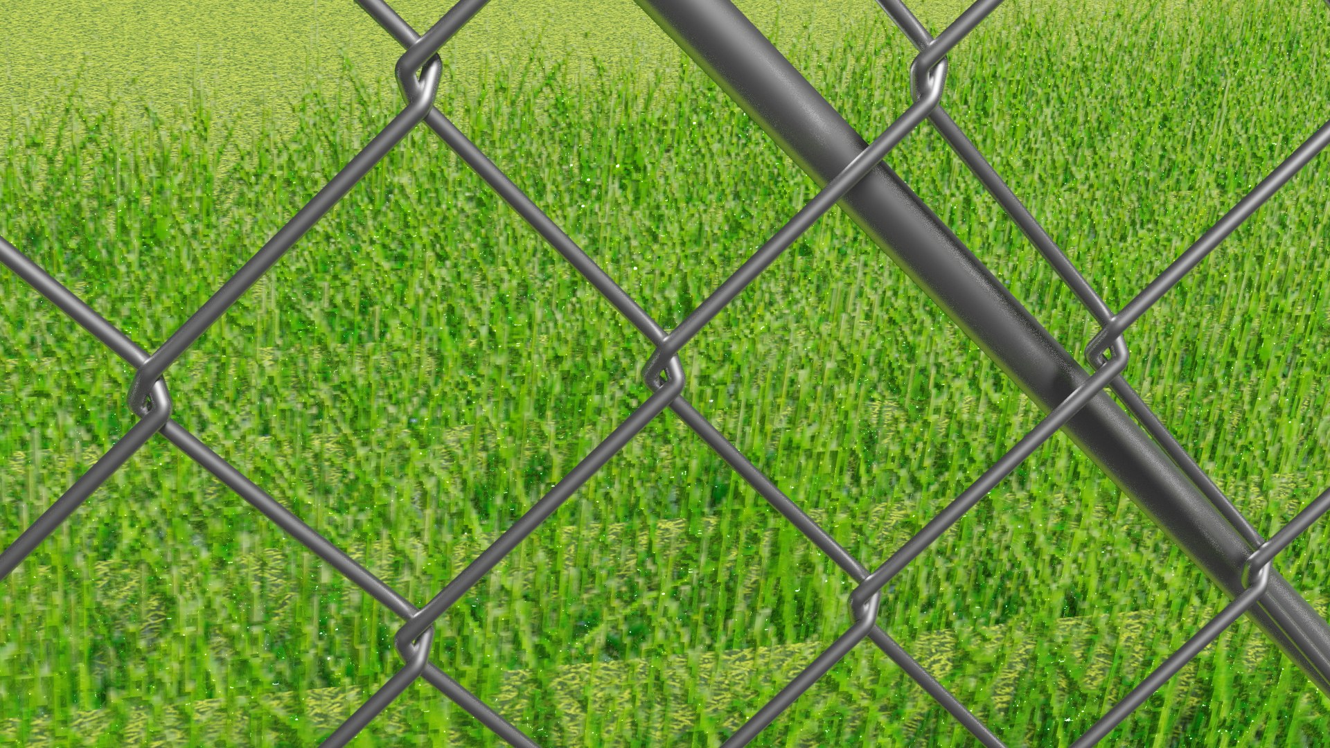 Chain Link Fence Model - TurboSquid 1619474