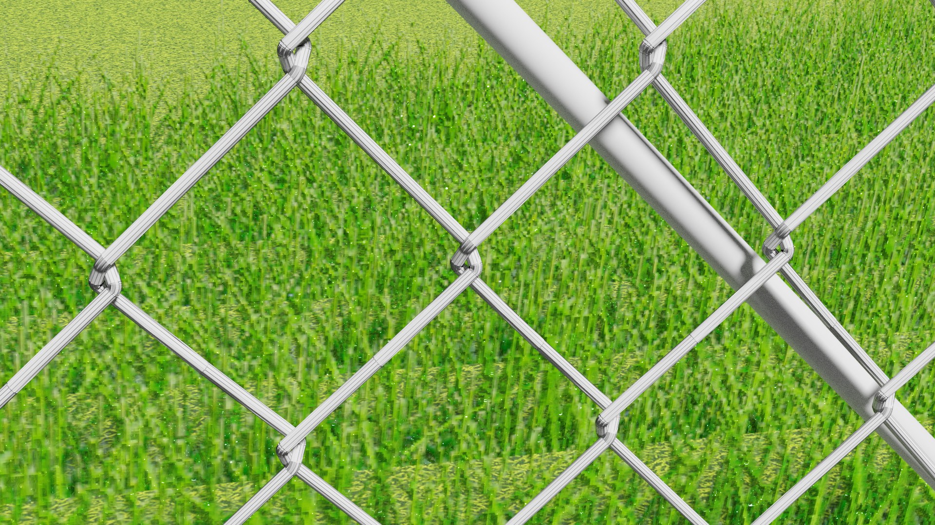 Chain Link Fence Model - TurboSquid 1619474