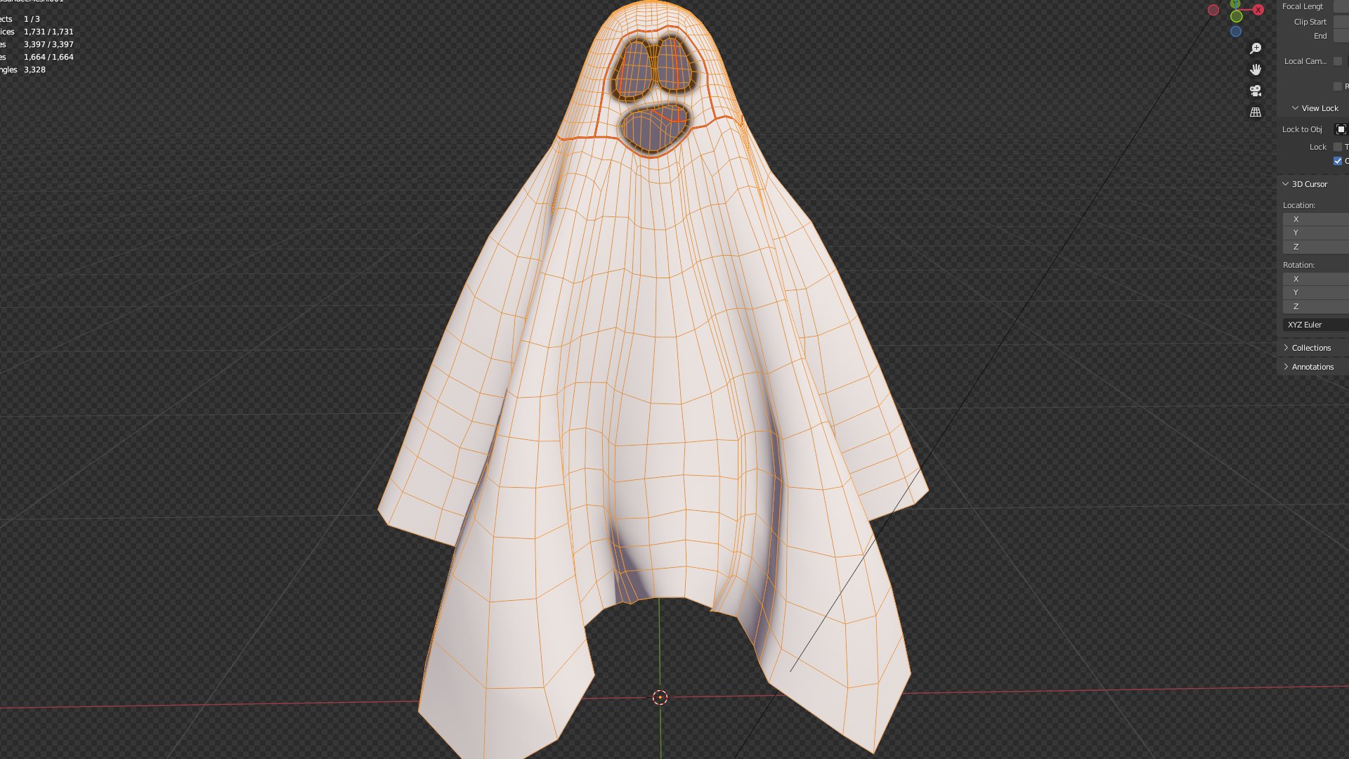 Ghost 3D - TurboSquid 1930020