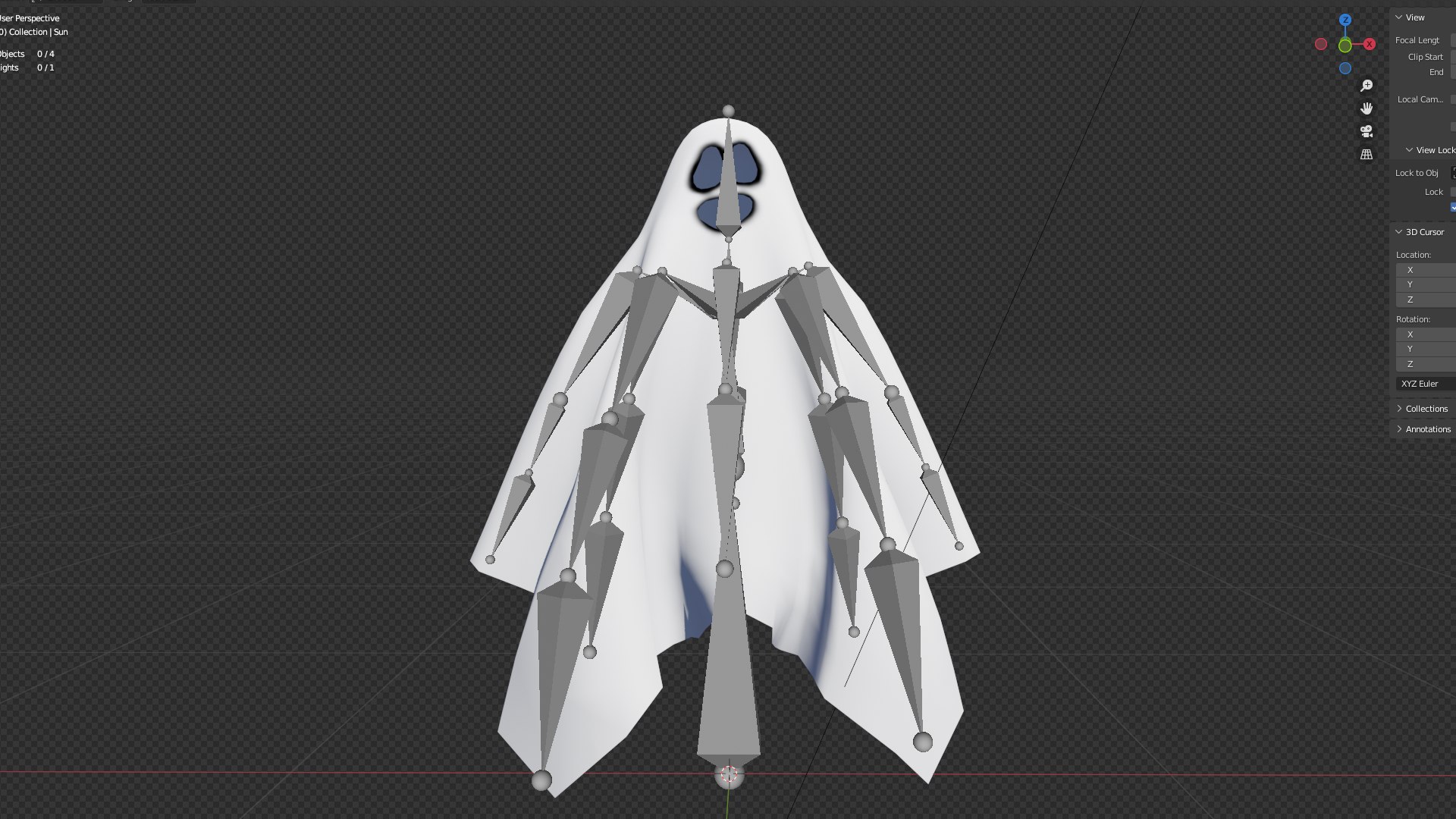 Ghost 3D - TurboSquid 1930020