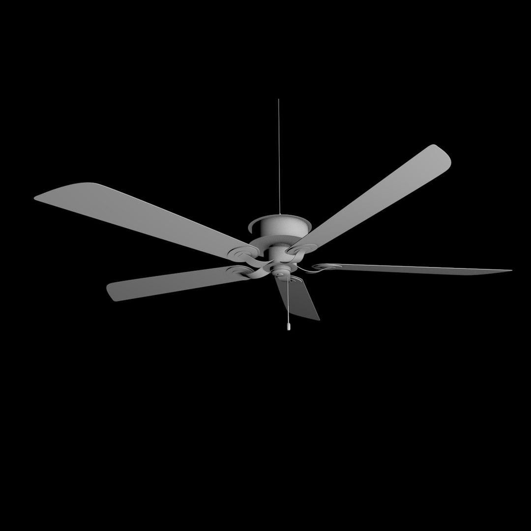3D Ceiling Fan Model - TurboSquid 1173790