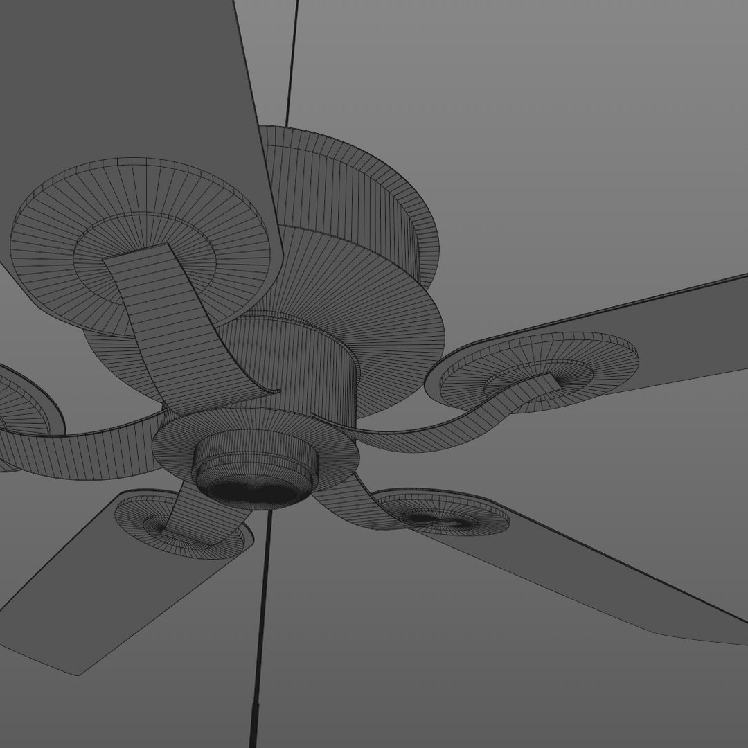 3D Ceiling Fan Model - TurboSquid 1173790