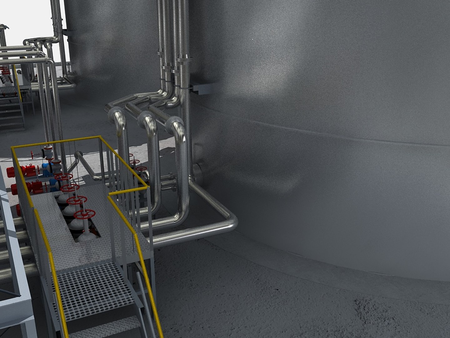 Oil Tank 3D Model - TurboSquid 1589148