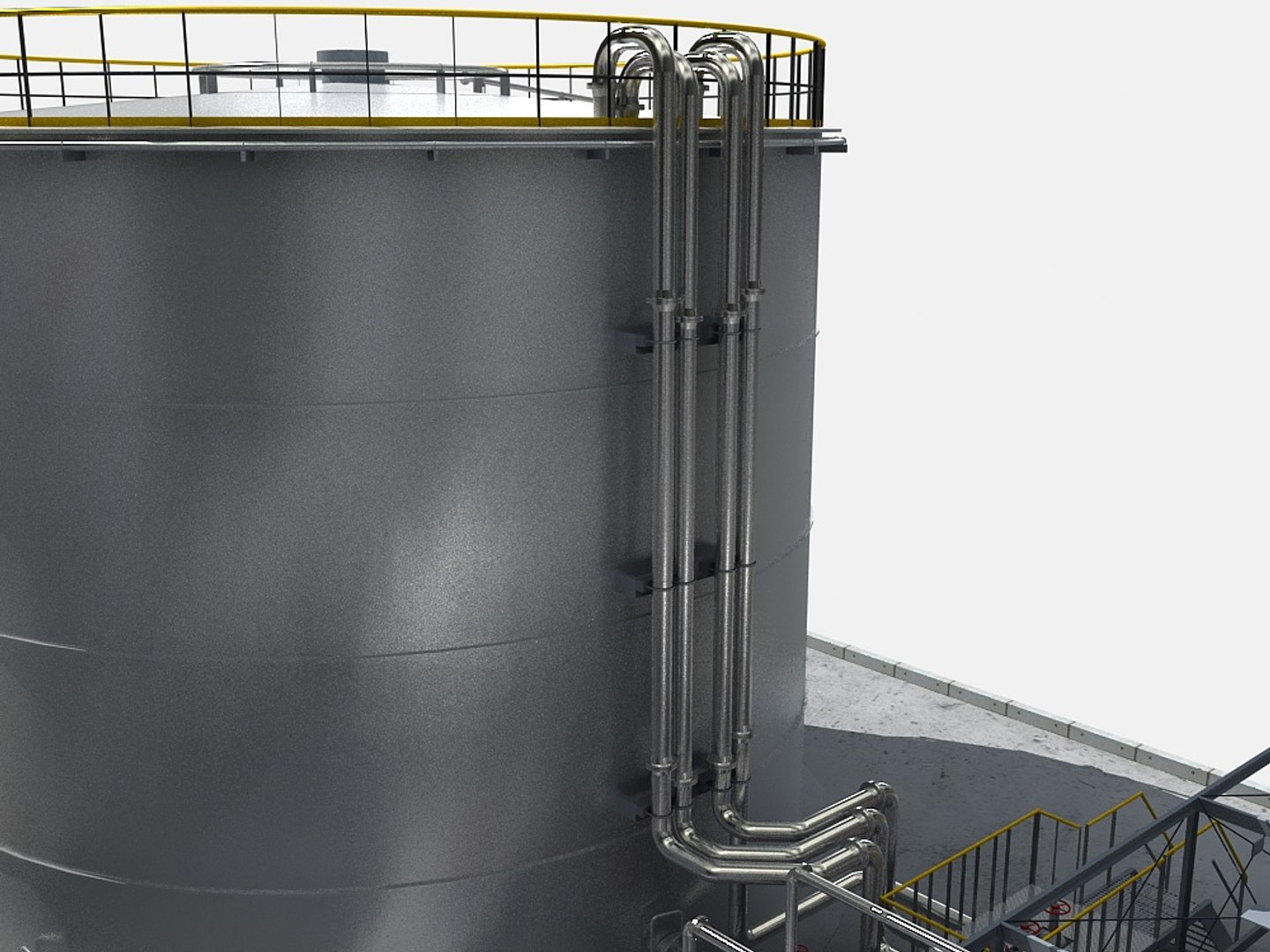 Oil Tank 3D Model - TurboSquid 1589148