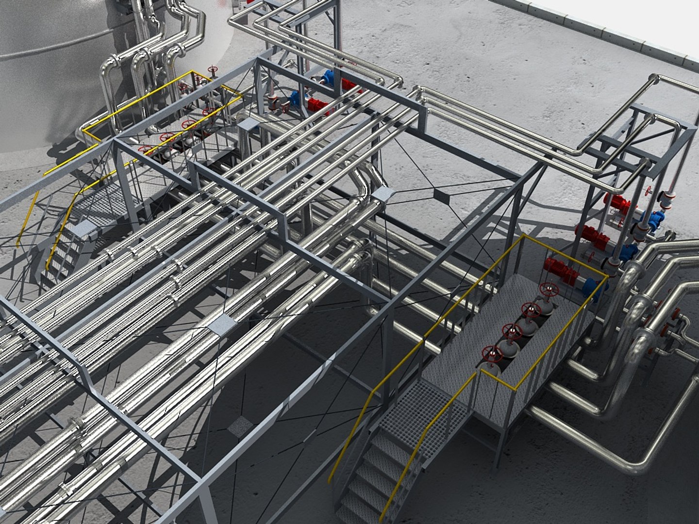 Oil Tank 3D Model - TurboSquid 1589148